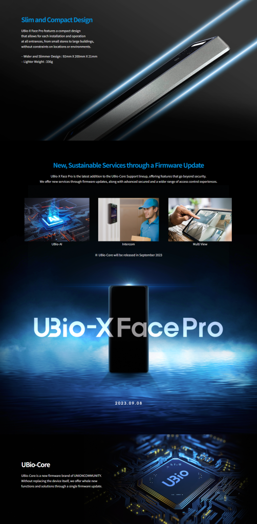 Ubio X Face Pro – Ortus Automation (Virdi India)